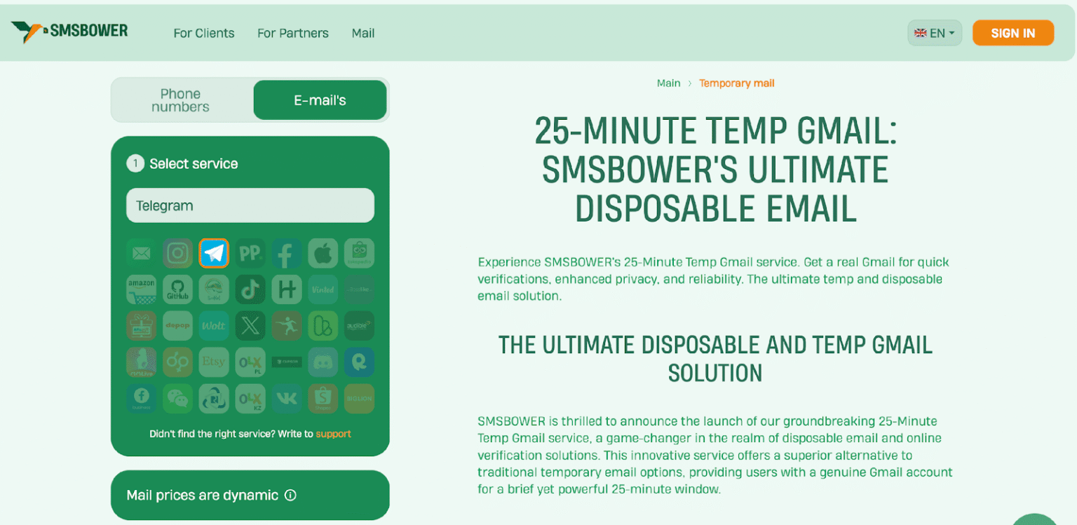 SMSBOWER Review: Virtual SMS and Email Verification Tool
